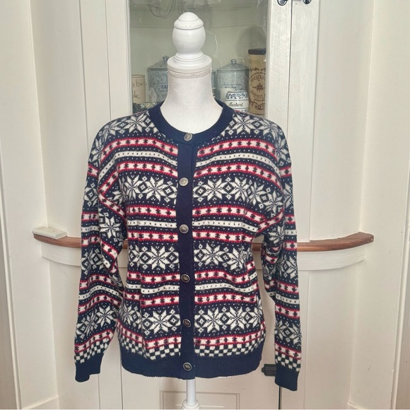Pendleton | Sweaters | Vintage Pendleton Nordic Fair Isle Cardigan ...